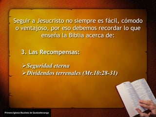 Seguir a jesús, el llamado al discipulado | PPSX