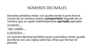 Segunda clase matematica I fracciones y decimales | PPTX