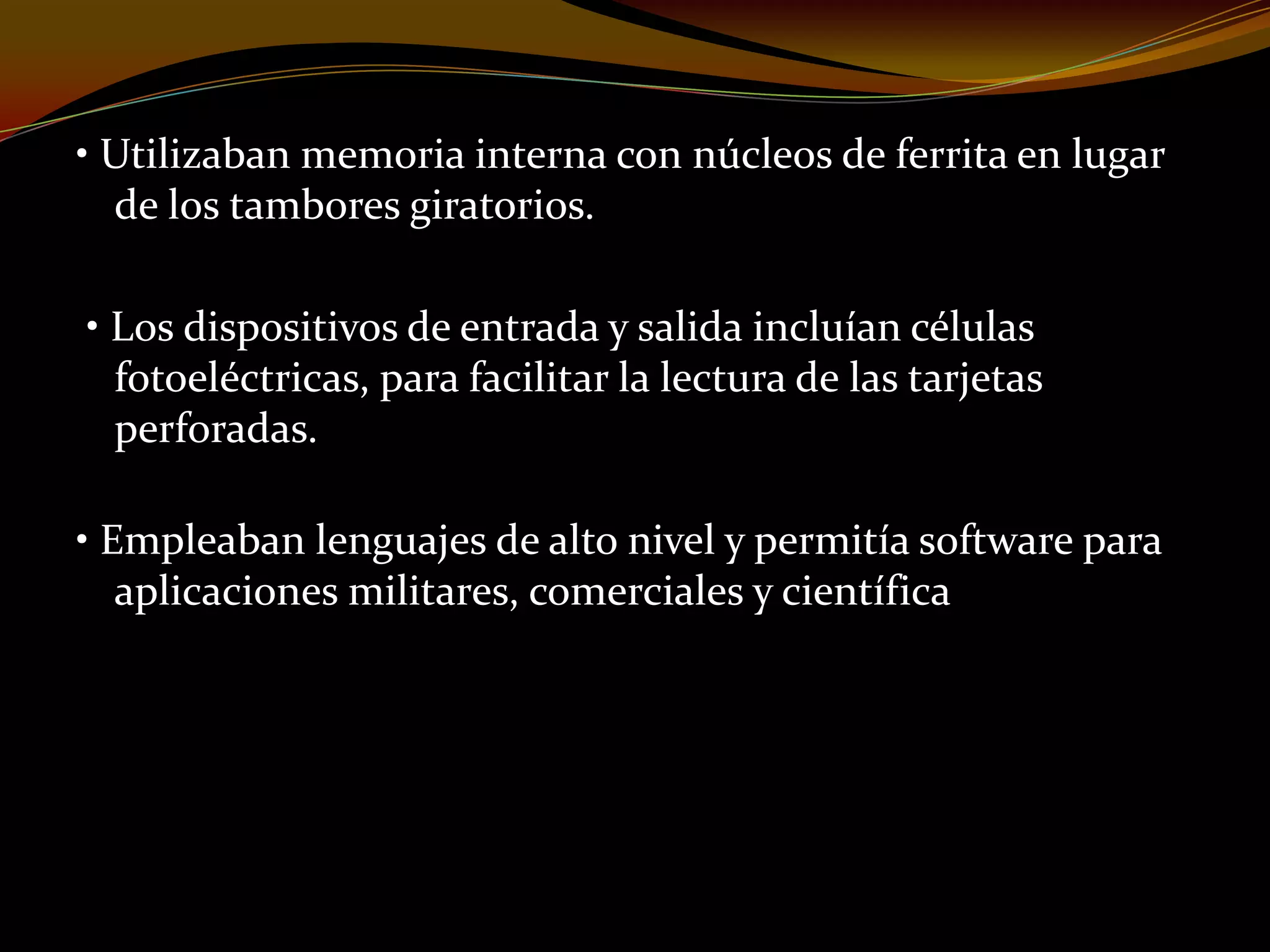Segunda generacion computadoras | PPTX | Computing | Technology & Computing