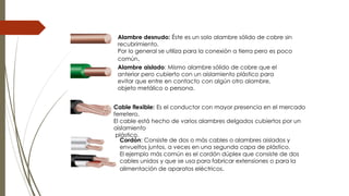 Instalaciones Electricas (diferentes tipos de instalaciones) | PPTX