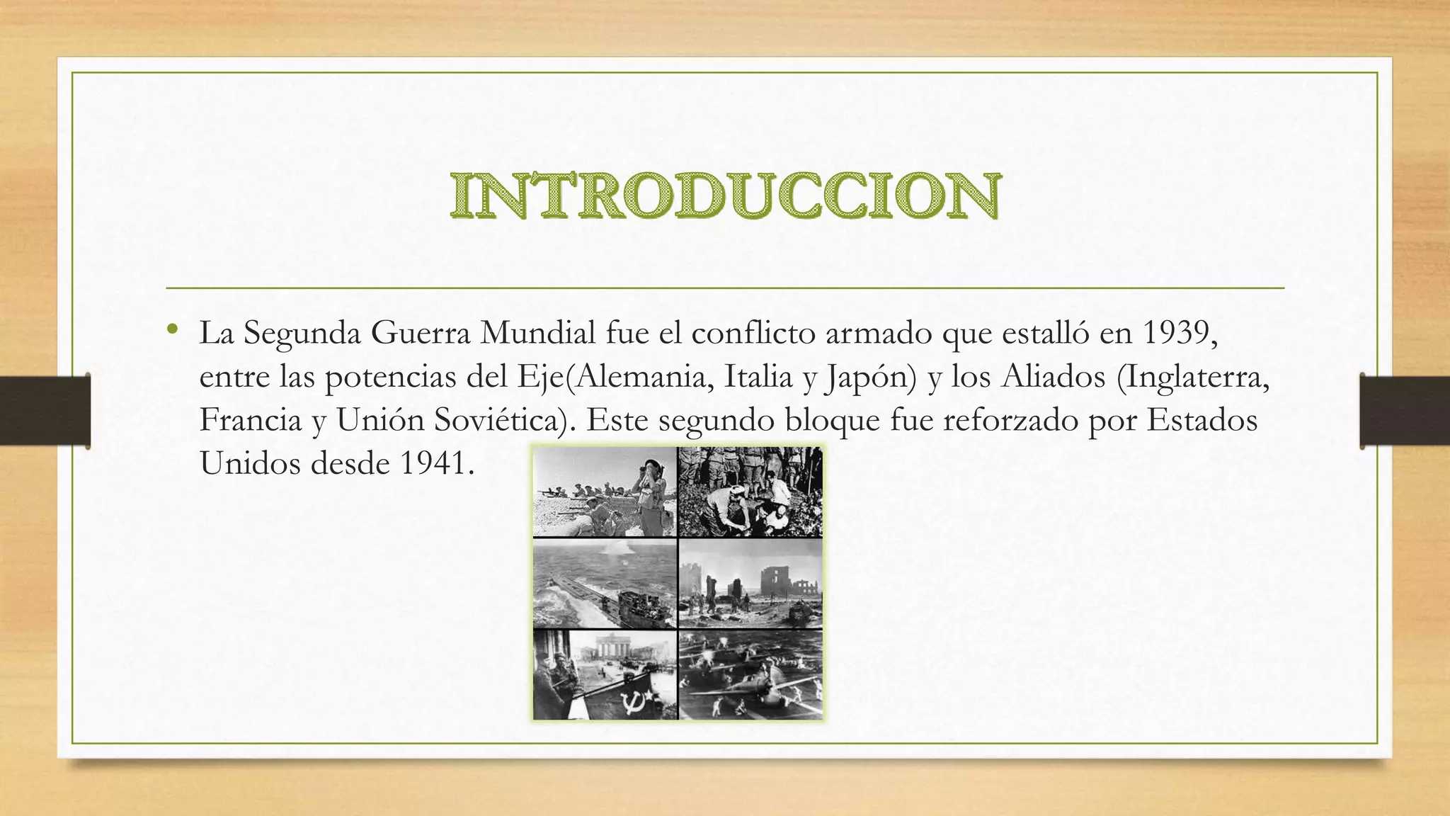 Segunda guerra mundial | PPT
