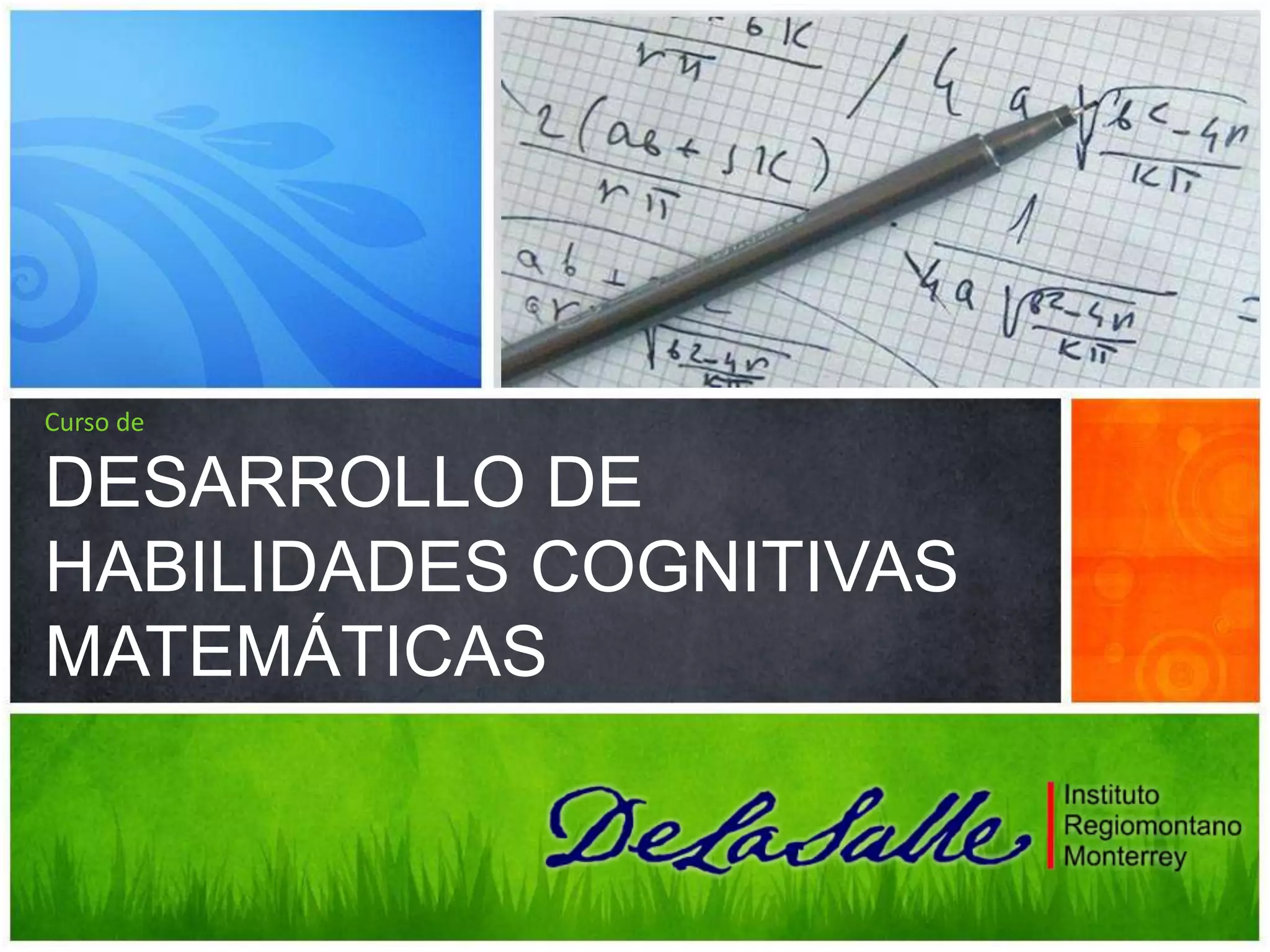 Curso de Desarrollo de Habilidades Cognitivas Matemáticas | PPTX