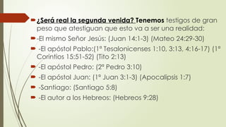 TEMA: LA IMPORTANCIA DE LA SEGUNDA VENIDA DE CRISTO 7.pptx