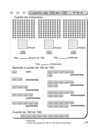 Guía de matemáticas para segundo grado (ejercicios) | PDF