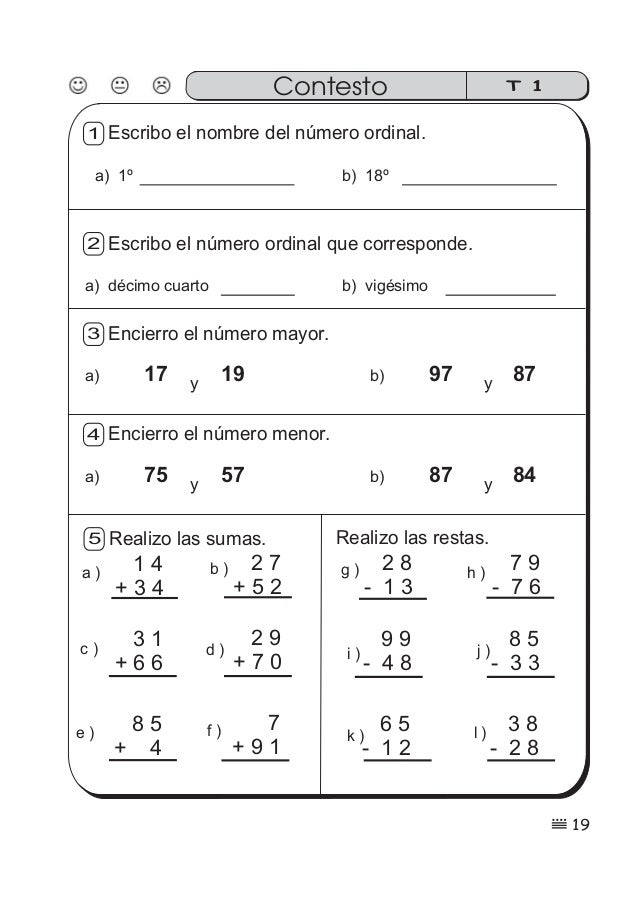 Guía De Matemáticas Para Segundo Grado (ejercicios) 750
