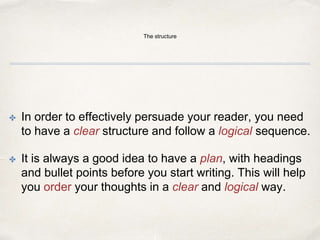 Segundo a expository writing | PPT