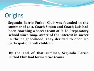 Segundo barrio futbol club | PPTX