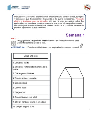 Actividad Siguiendo Instrucciones