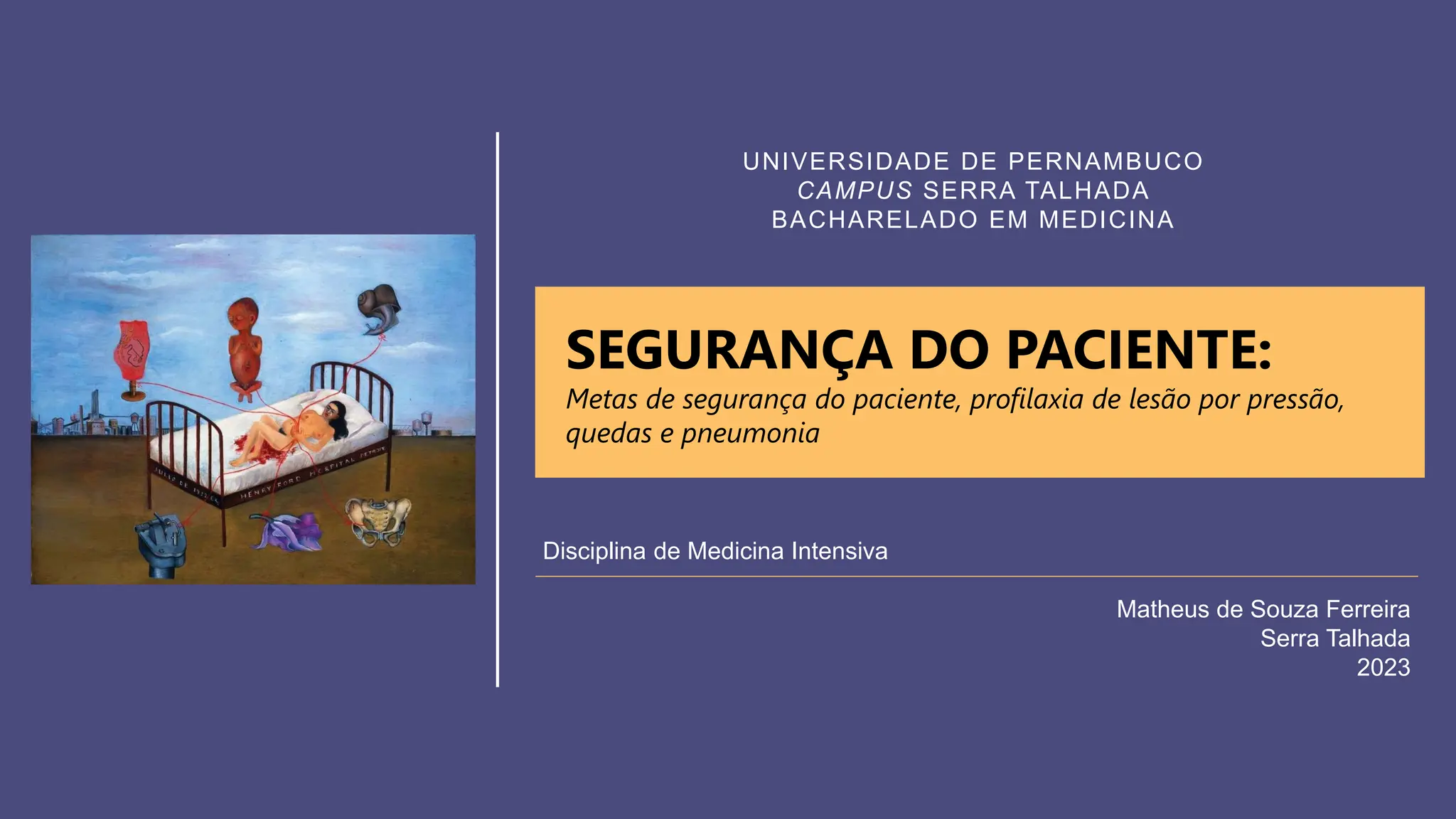 SEGURANÇA DO PACIENTE - UTI - resumo e aula juntos | PPTX