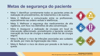 SEGURANÇA DO PACIENTE - UTI - resumo e aula juntos | PPTX
