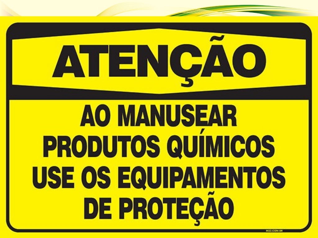 Segurança no manuseio de produtos quimicos
