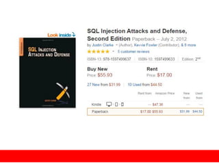 Seguridad sql injection | PDF