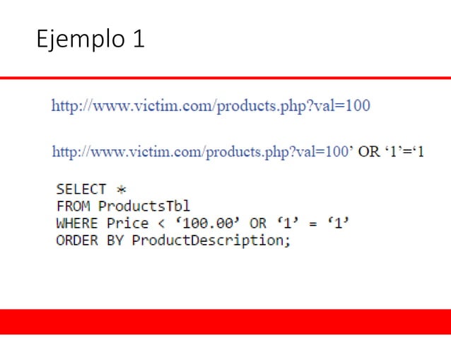 Seguridad sql injection | PDF