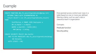 Seguridad en sql server 2016 y 2017 | PPTX