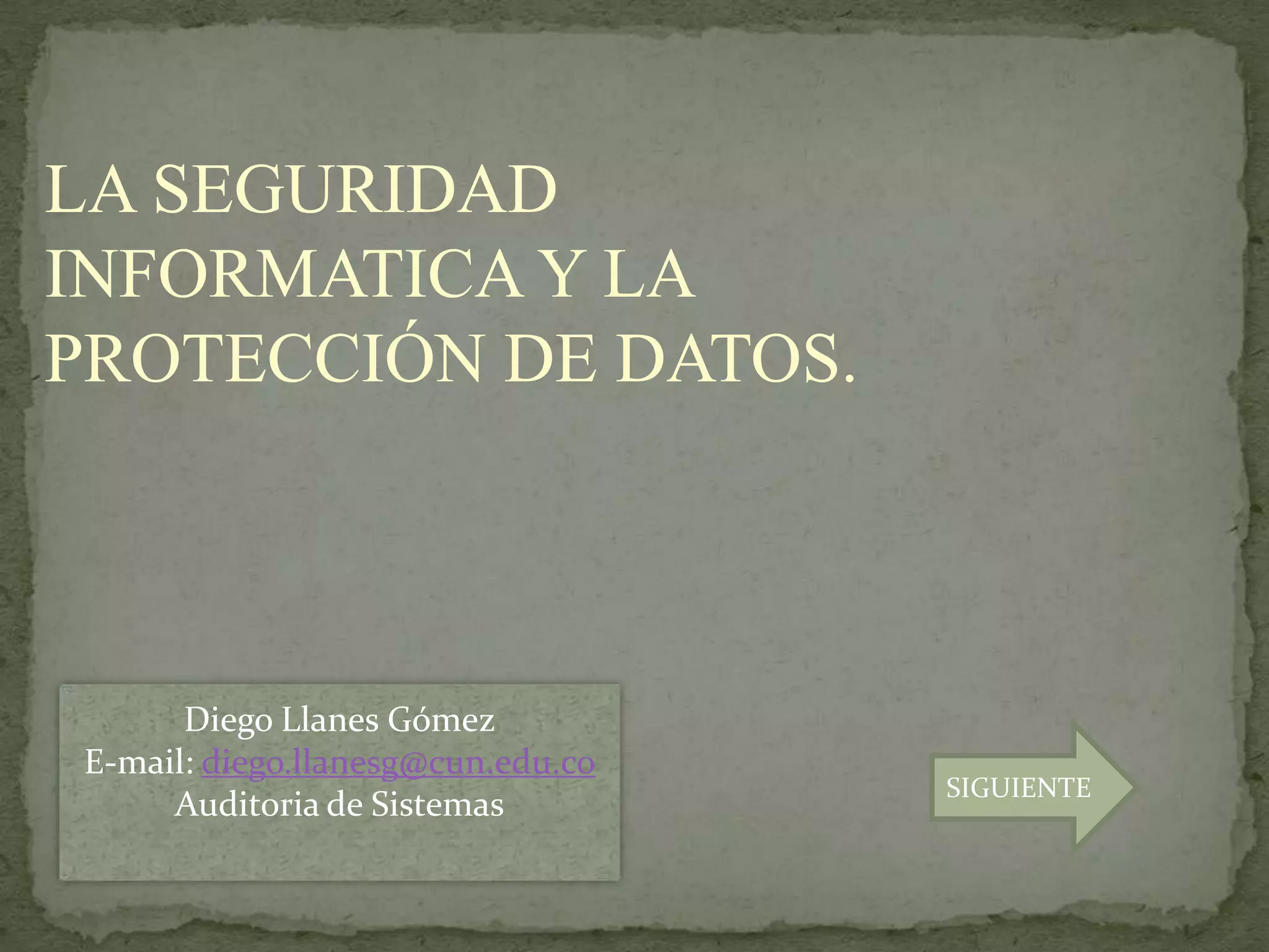 Seguridad Informatica Auditoria Ppt