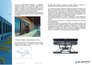 Seguridad zona de carga Alapont Soluciones Logísticas | PDF