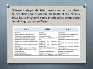 Seguro integral de salud (sis) | PPT