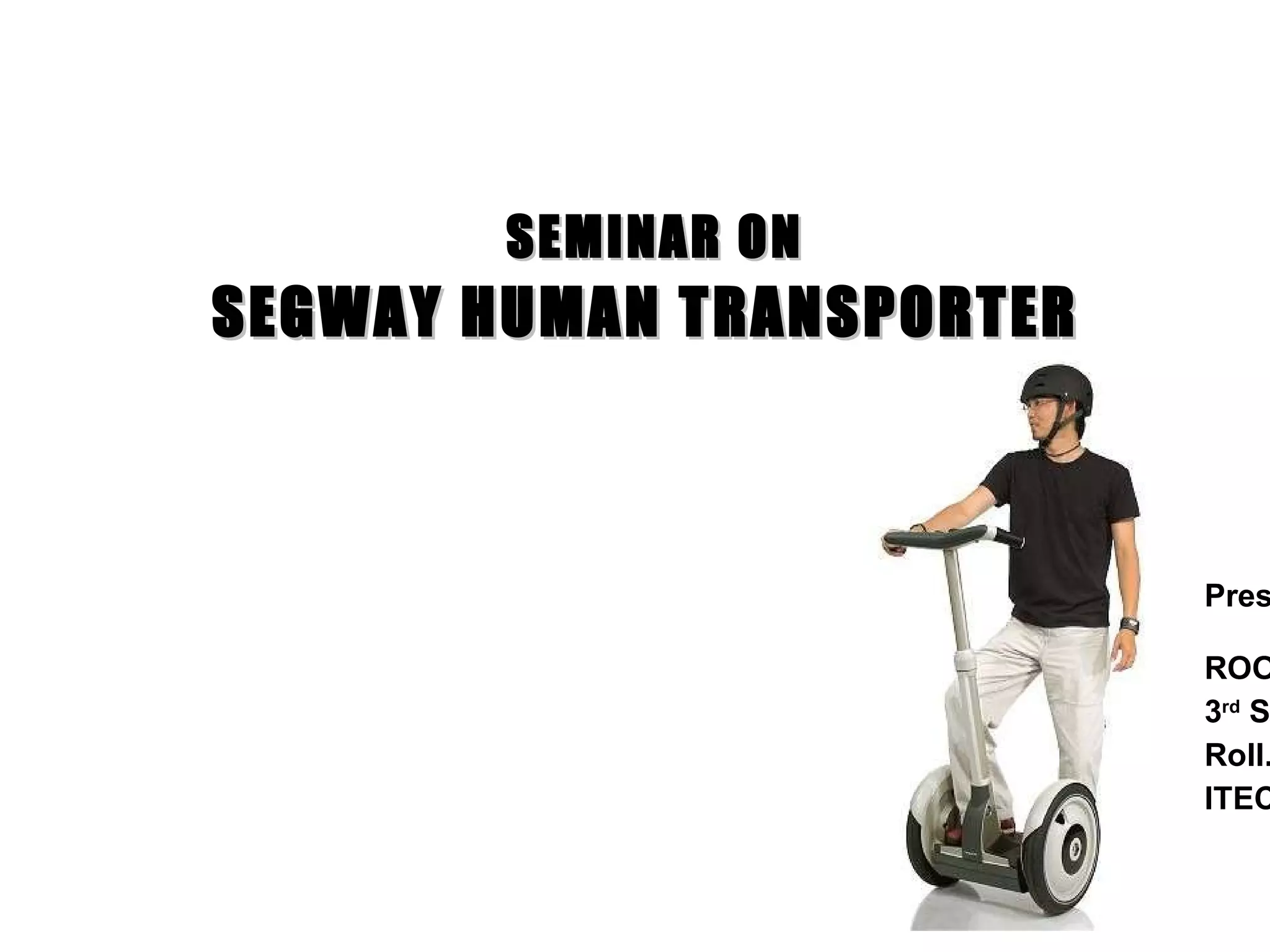 Segway human transporter | PPT