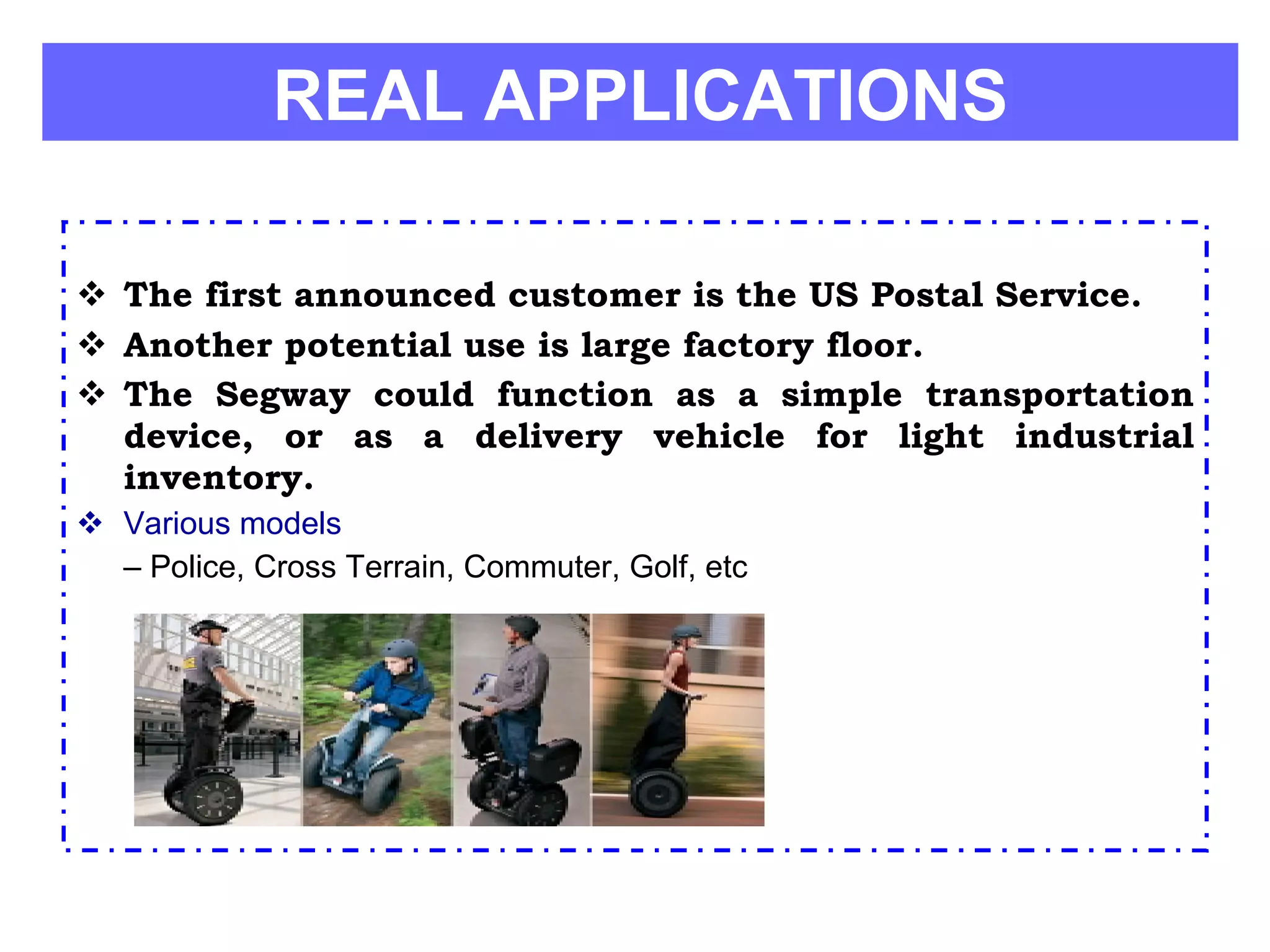 Segway human transporter | PPT