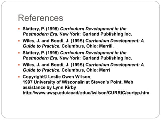 curriculum and its types | PPTX