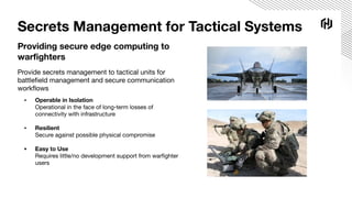 Military Edge Computing with Vault and Consul | PDF