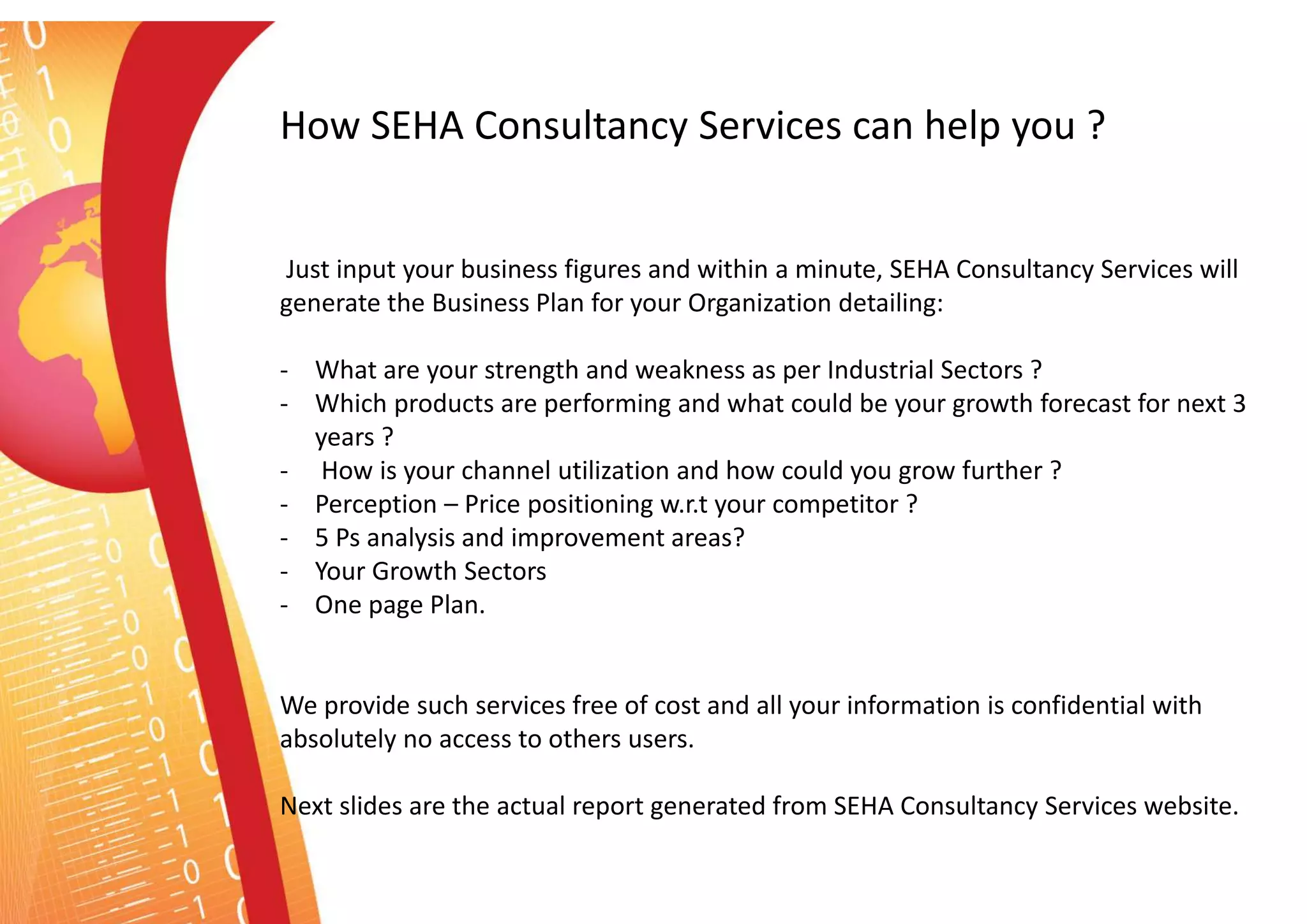 Seha report information report | PPTX