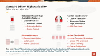 Standard Edition High Availability (SEHA) - The Why, What & How | PDF