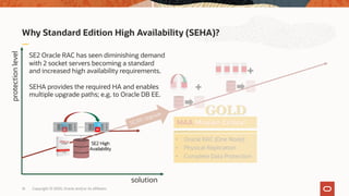 Standard Edition High Availability (SEHA) - The Why, What & How | PDF
