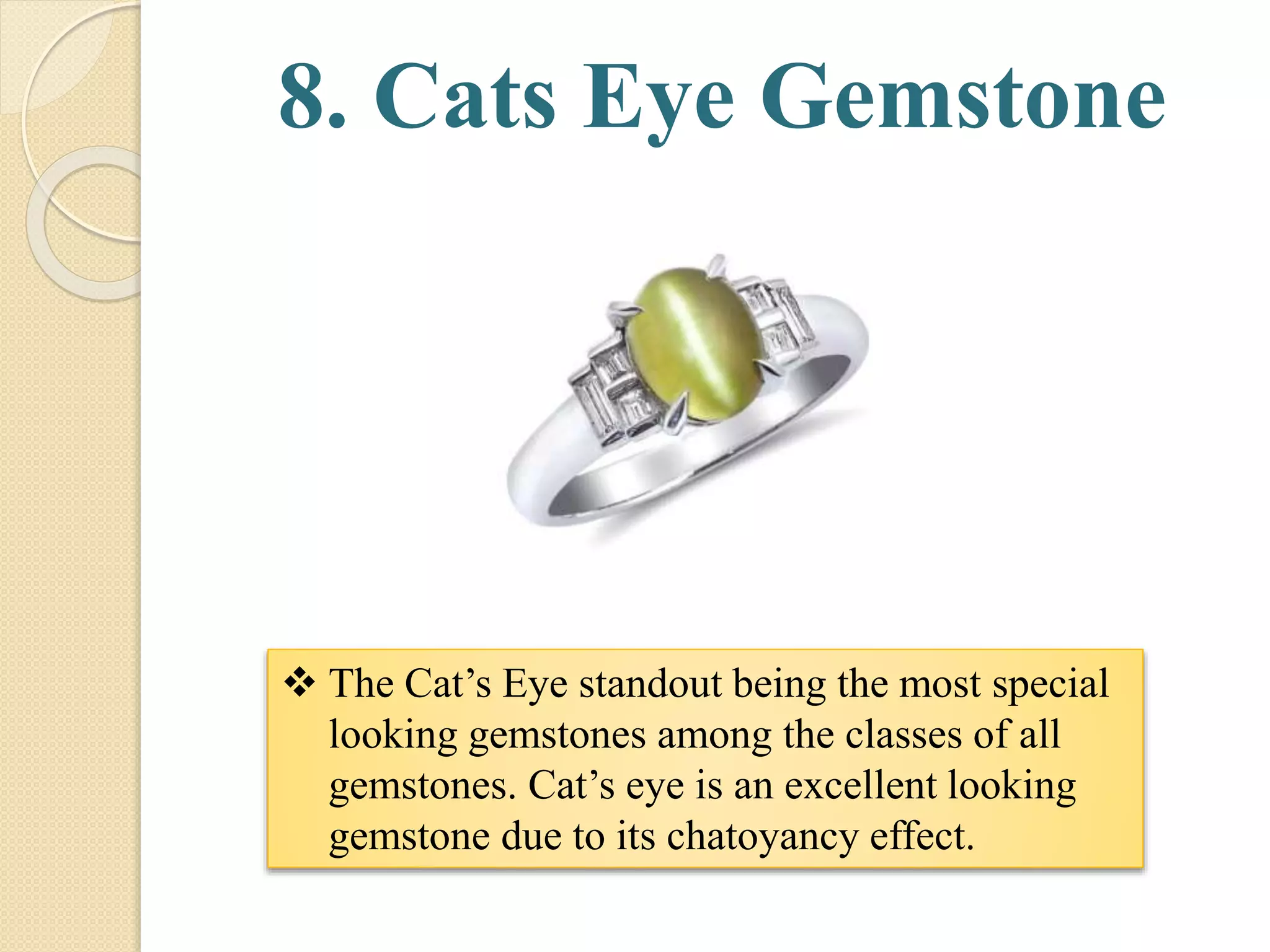 Top 8 Precious Gemstones | PPT
