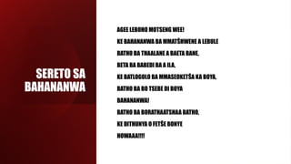 Presentation ya Sehlopha_sa_bahananwa pptx | PPTX