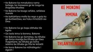 Sehlopha Sa Bakone (Dingwalwa tša Sebjale..pptx