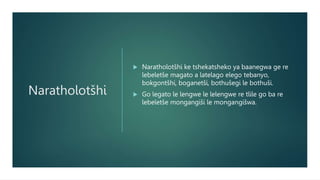 SEHLOPHA SA BALOBEDU 1.pptx