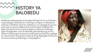 Sehlopha sa balobedu, Kgohlano ya A tla a hwa letswalo .pptx