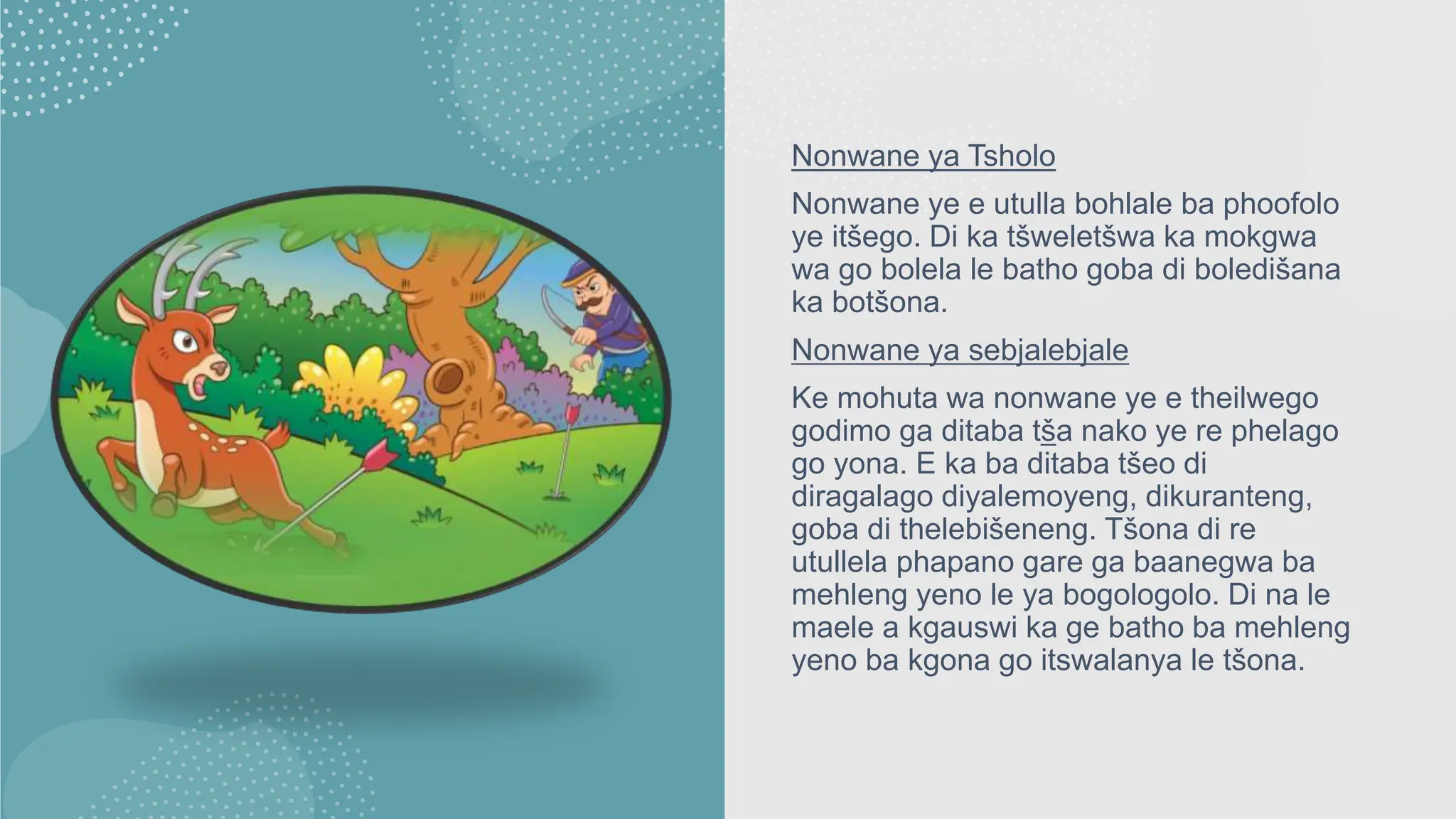 Sehlopha sa Ditlou Tshekatsheko ya nonwane ya kgogamašego-1.pptx