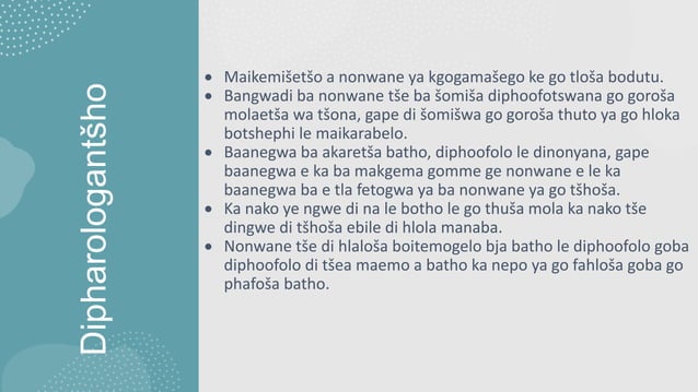 Sehlopha sa Ditlou Tshekatsheko ya nonwane ya kgogamašego-1.pptx