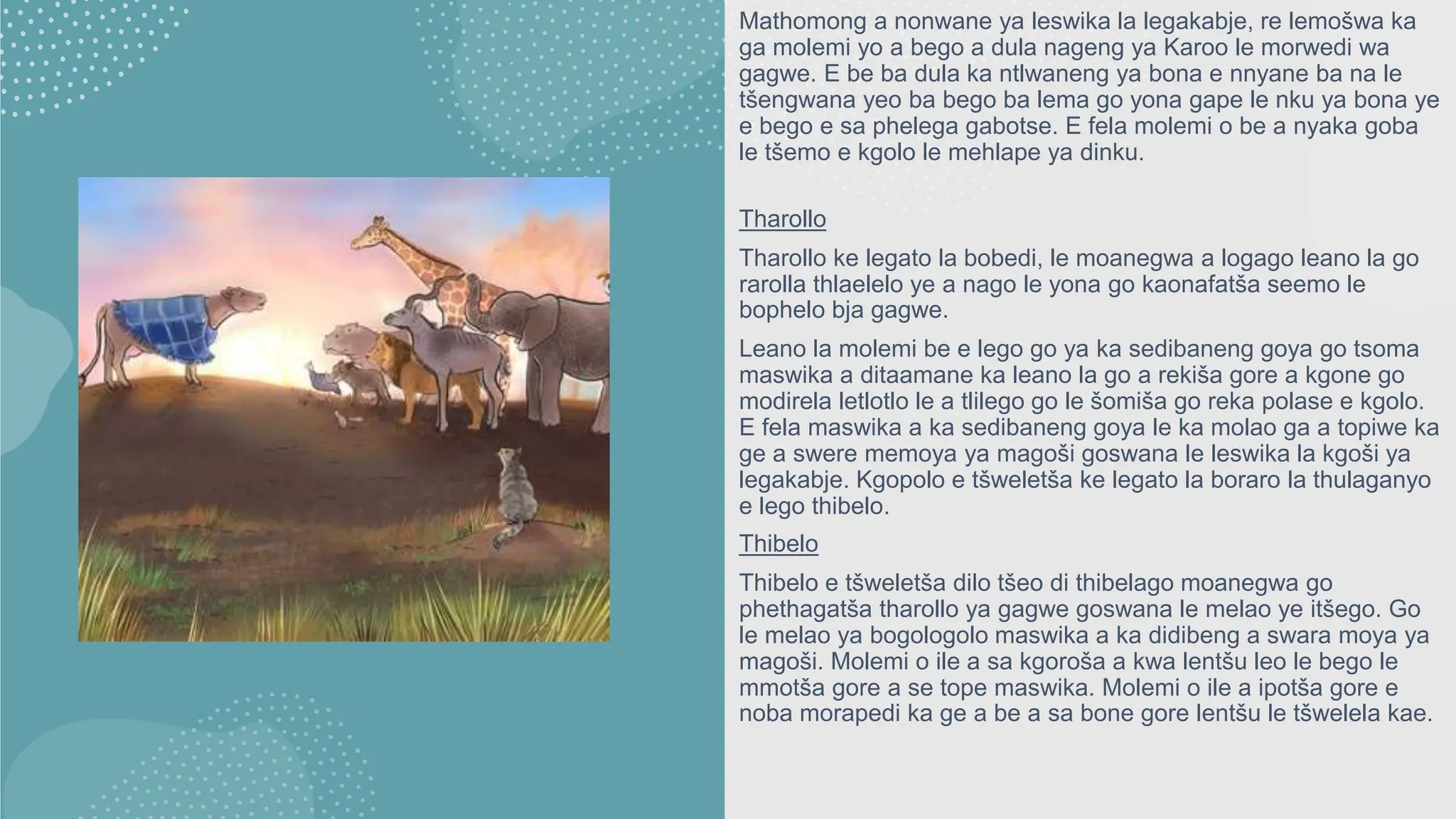 Sehlopha sa Ditlou Tshekatsheko ya nonwane ya kgogamašego-2.pptx