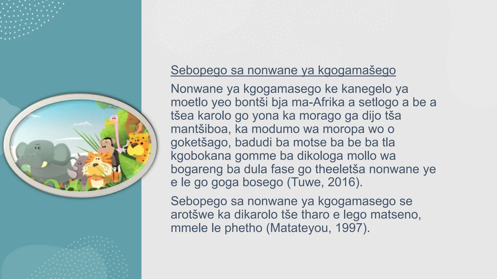 Sehlopha sa Ditlou Tshekatsheko ya nonwane ya kgogamašego-2.pptx