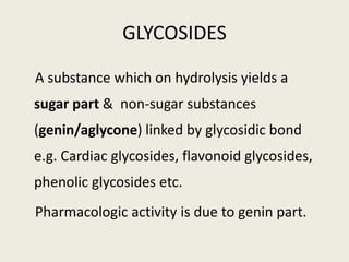 Cardioactive Glycosides | PPTX