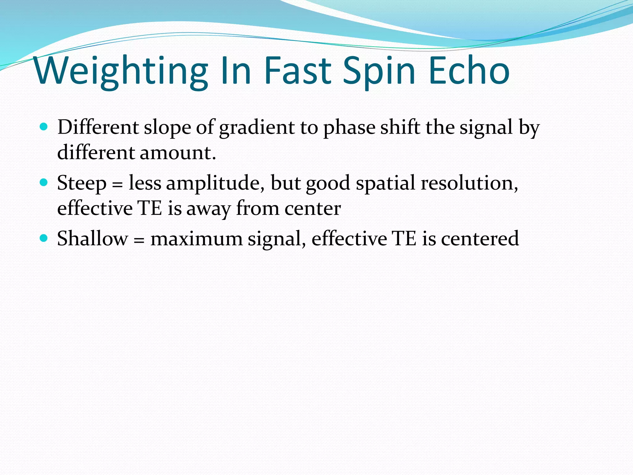SPIN ECHO SEQUENCES MRI PPT | PPTX