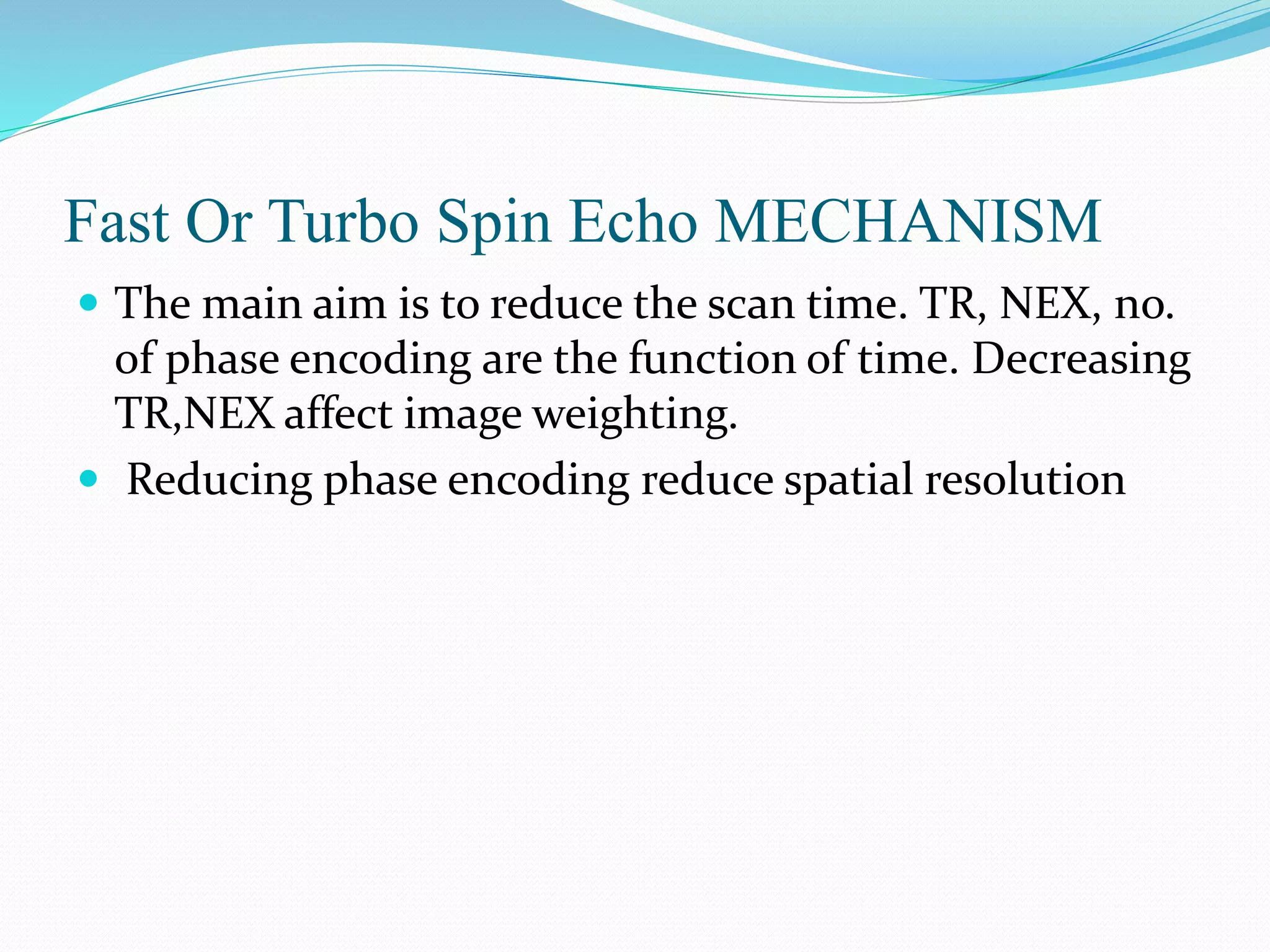 SPIN ECHO SEQUENCES MRI PPT | PPTX
