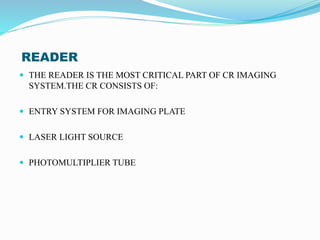 COMPUTED RADIOGRAPHY BY SEHRISH | PPTX