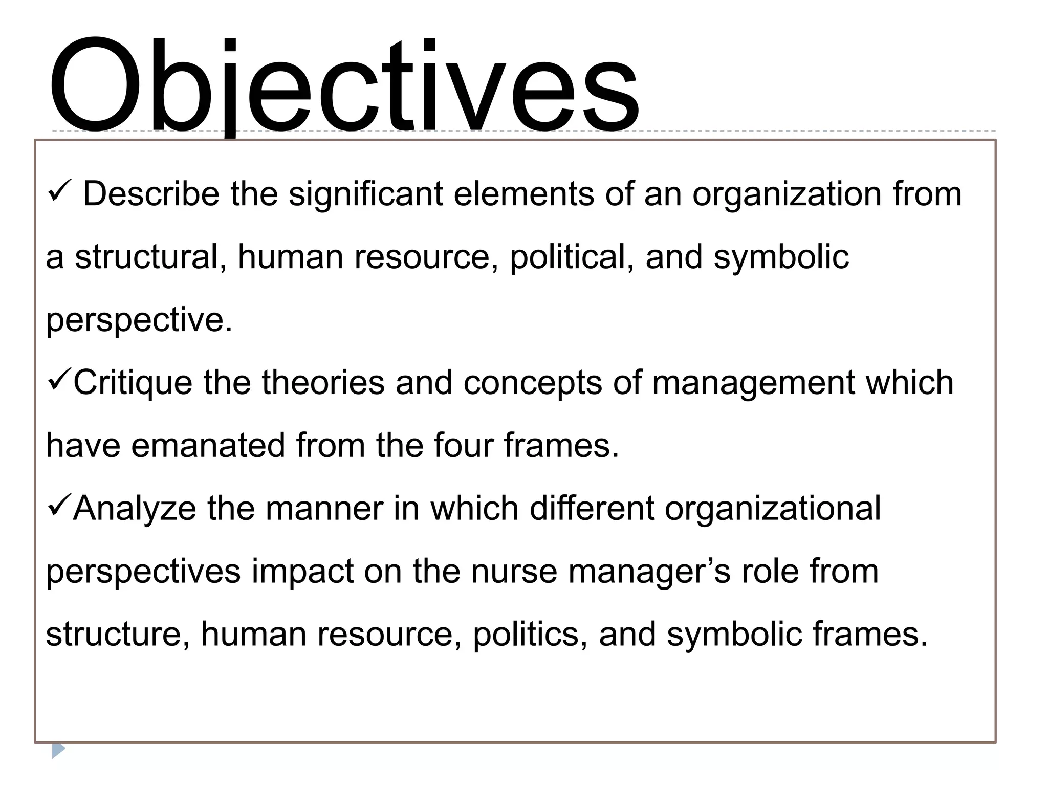 oraganizational framework and leadership theories | PPTX