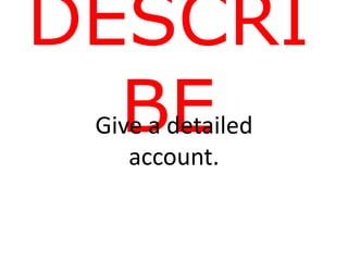 SEHS Command Terms | PPT