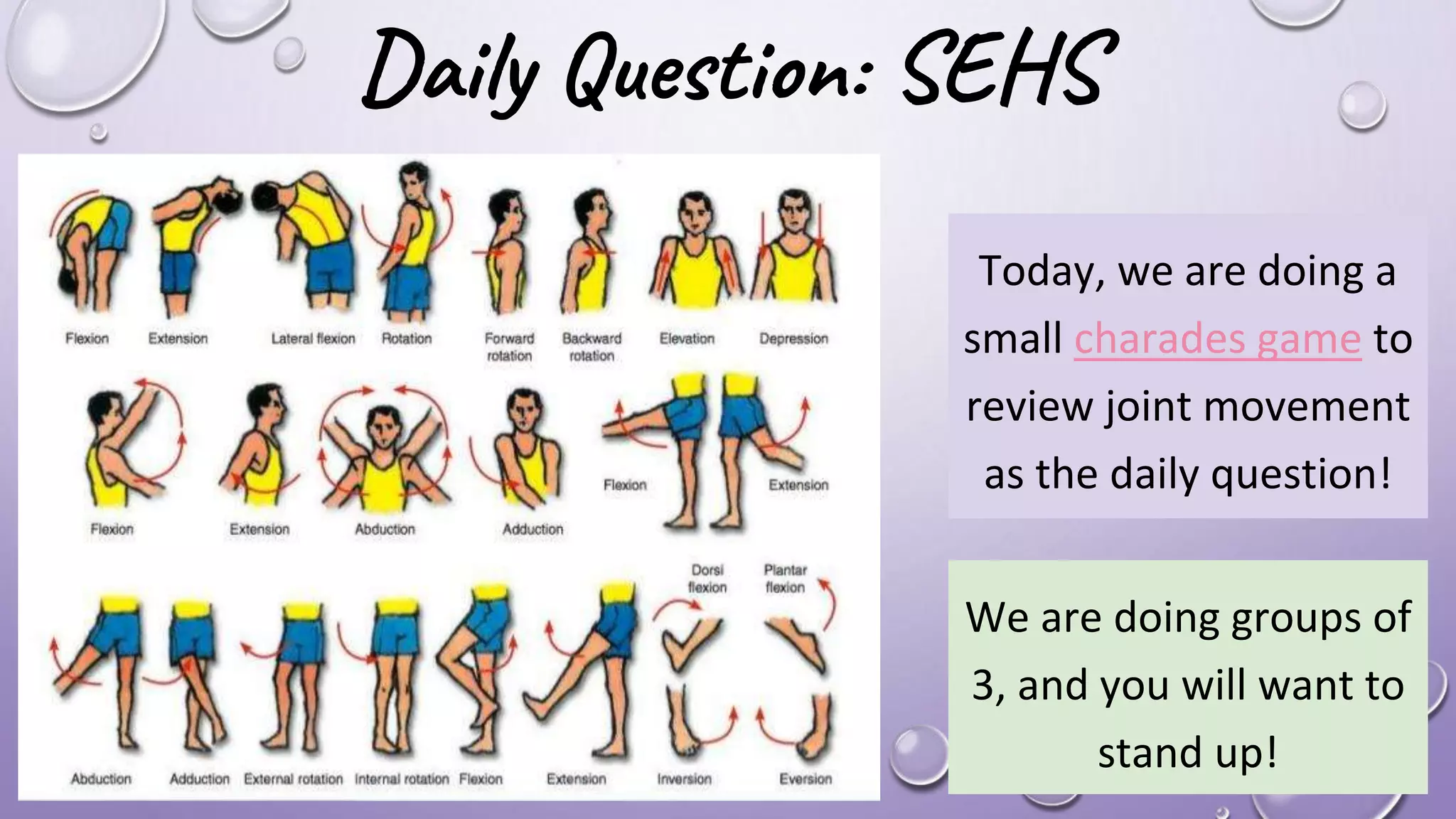 SEHS Daily Questions - Movement Analysis (2022-2023).pptx ...