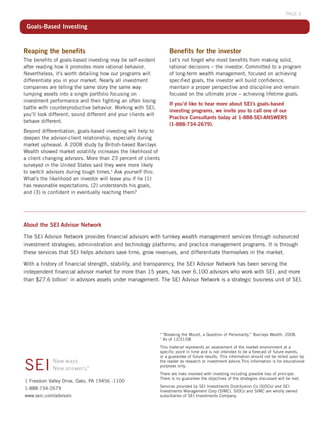 Sei advisor investor-behaviorarticle | PDF