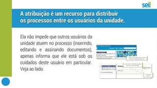 SEI | Atribuir processos | PPT