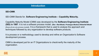 SEI-CMM Model full explanation of CMM MODEL and it's measures to ...