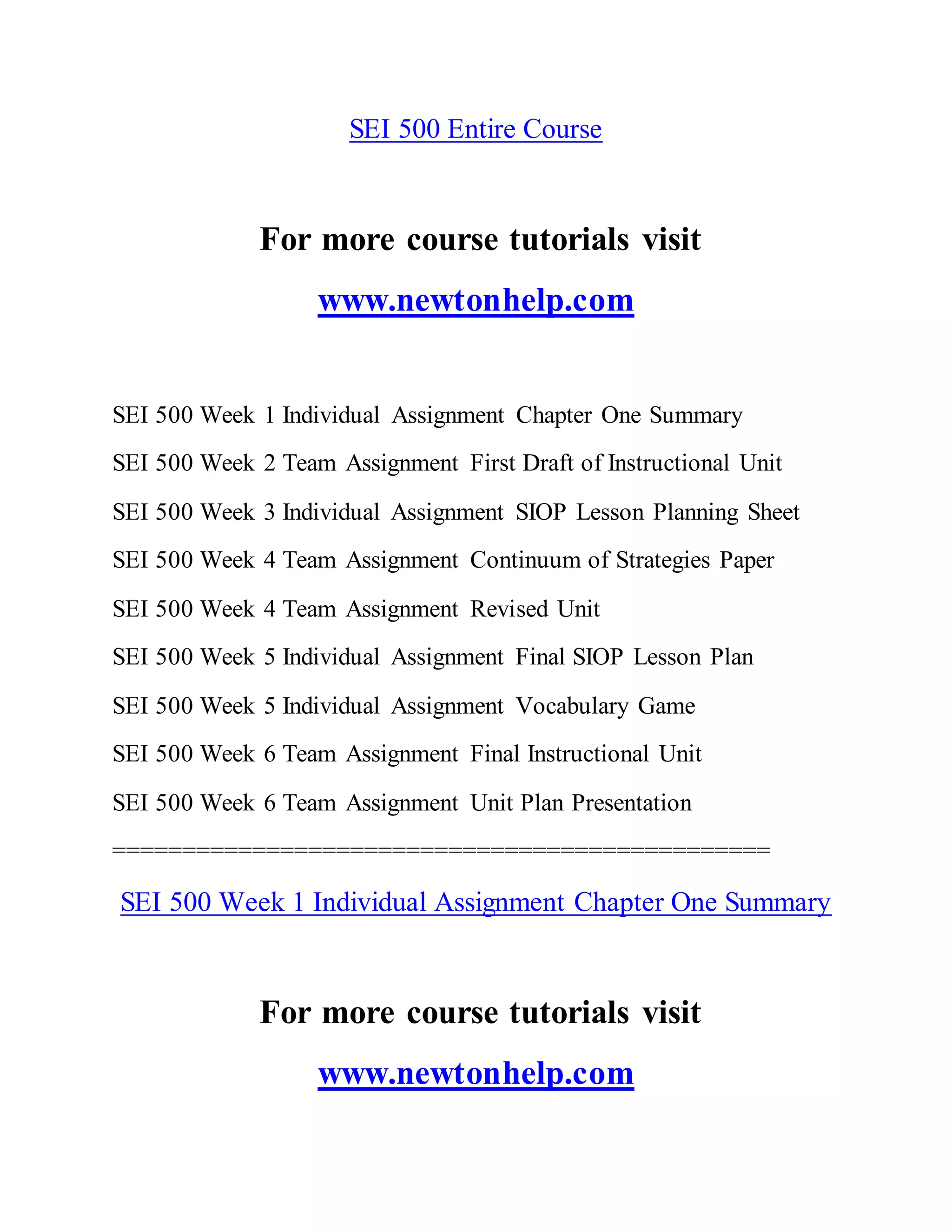 SEI 500 Focus Dreams/newtonhelp.com