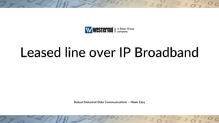 How to migrate legacy serial devices to IP broadband | PPTX