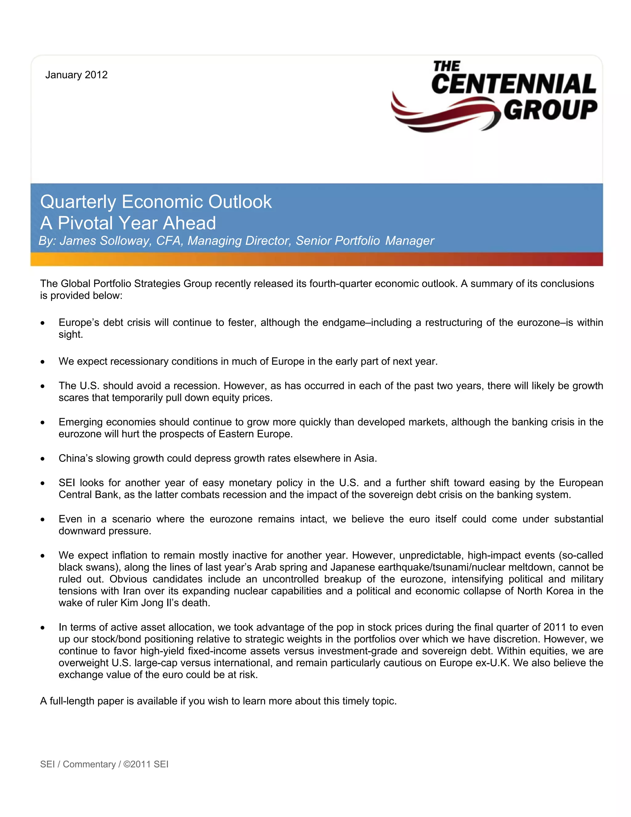 Quarterly Commentary | PDF